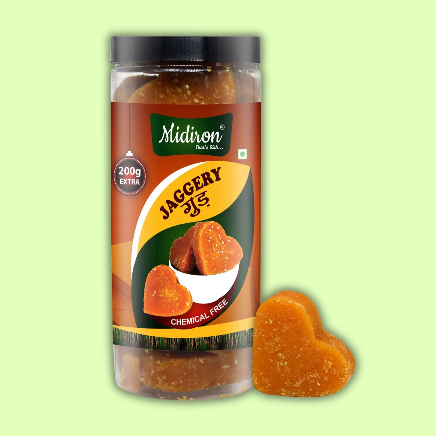 Midiron Organic Jaggery/Gud | Desi Gud